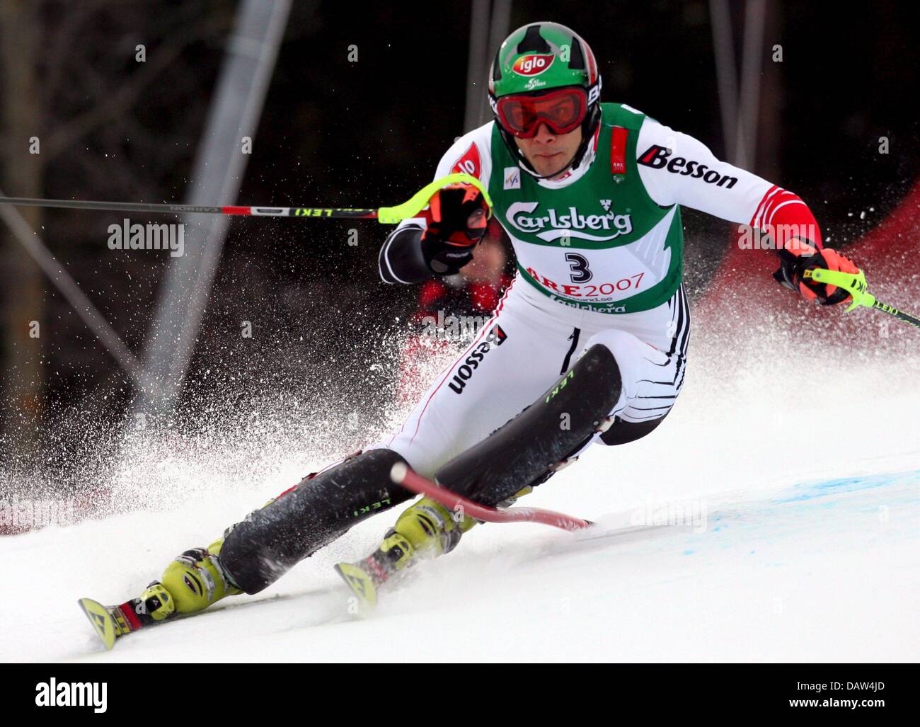 New worldchampion Mario Matt of Austria is pictured in action during ...