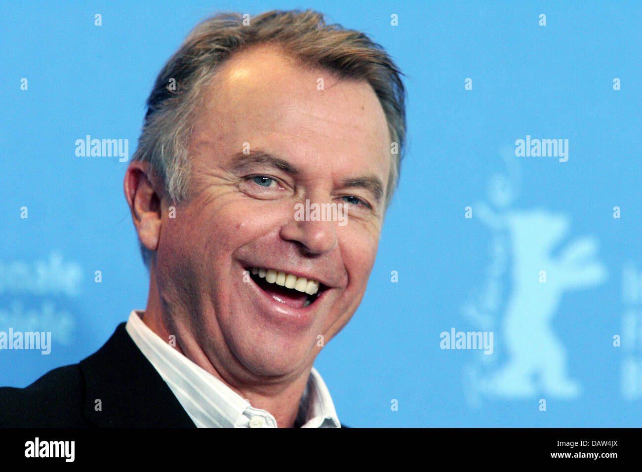 British actor sam neill smile High Resolution Stock Photography and ...