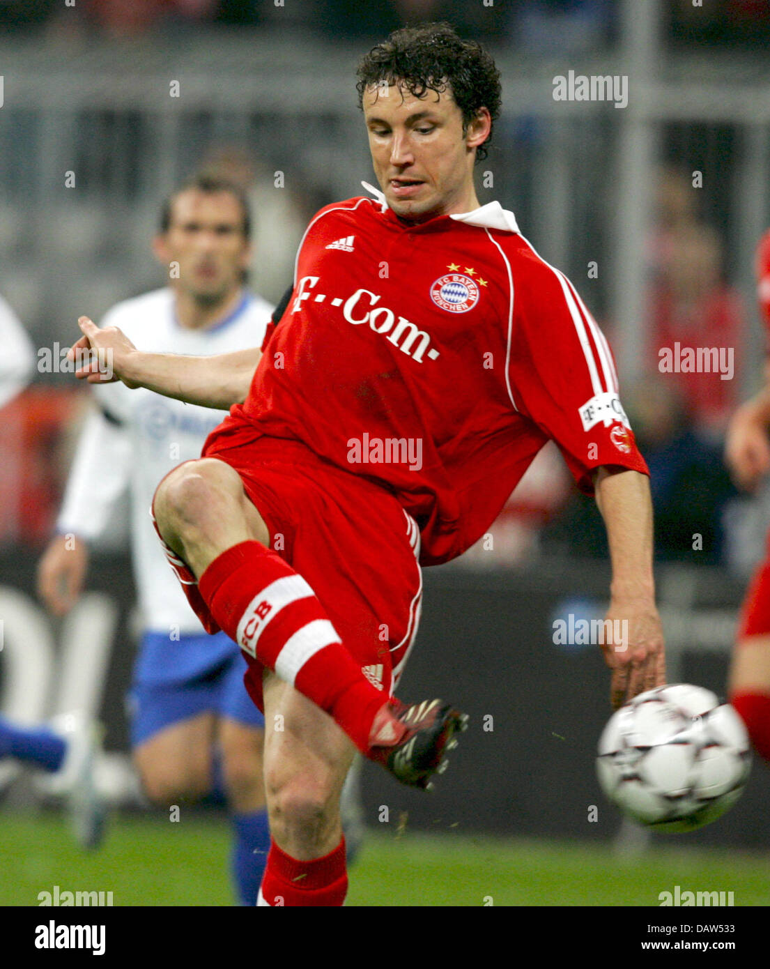 Bundesliga club FC Bayern Munich's midfielder Mark van Bommel pictured ...