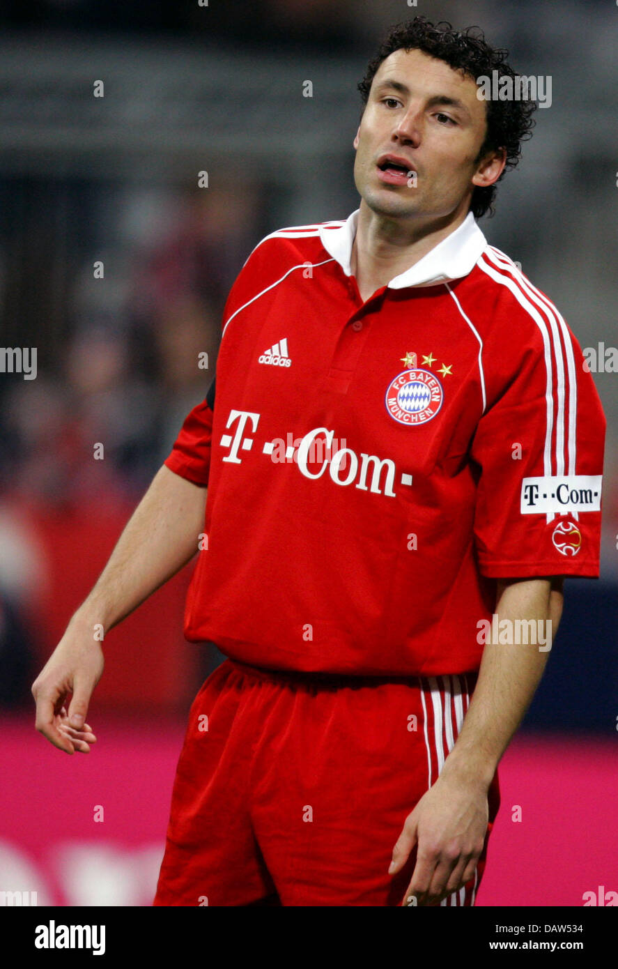 Bundesliga club FC Bayern Munich's midfielder Mark van Bommel pictured ...