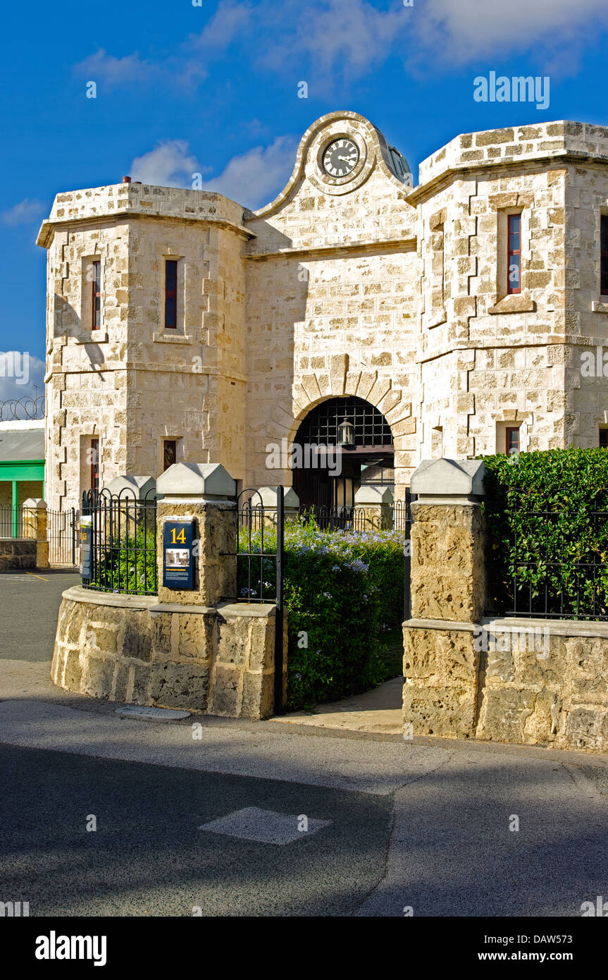 The gate house to Fremantle Prison, Fremantle, Western Australia Stock ...