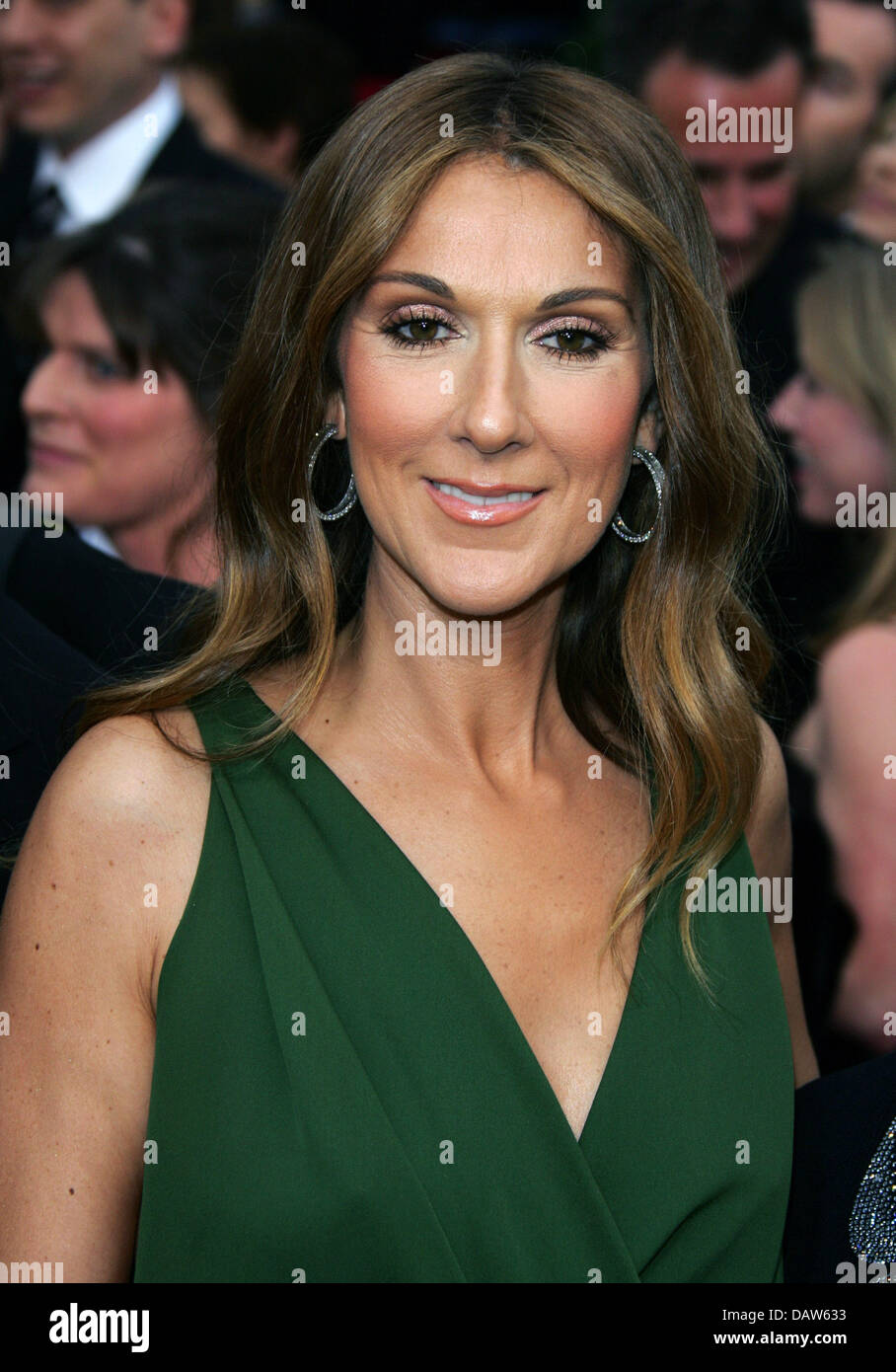Canadian singer Celine Dion is pictured on the red carpet prior to the ...