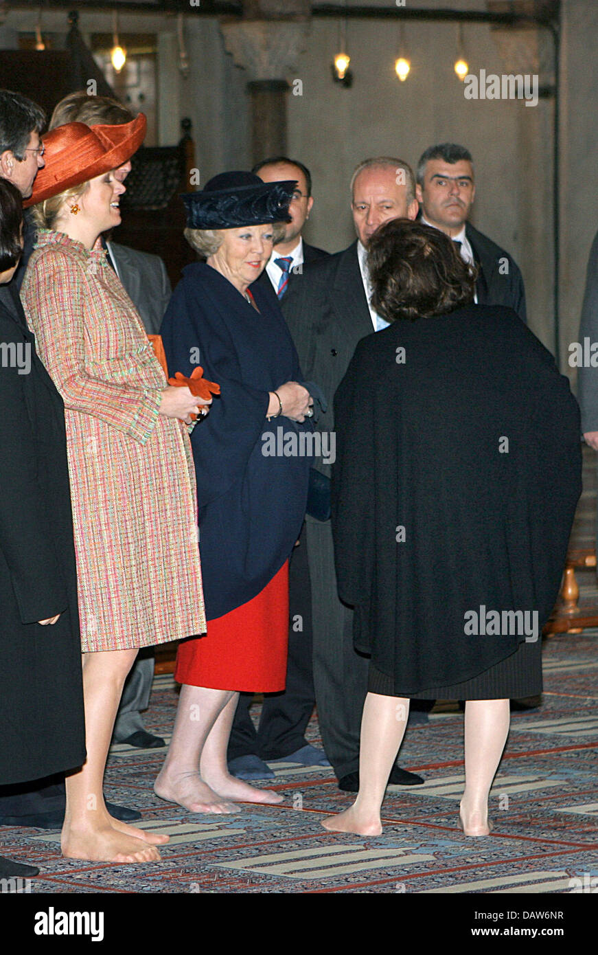 Netherlands' Pregnant Crown Princess Maxima and Queen Beatrix vistit ...
