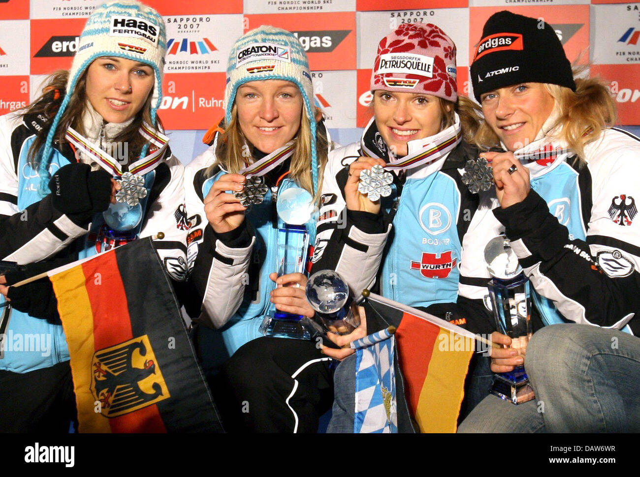 (L-R) Stefanie Boehler, Viola Bauer, Evi Sachenbacher-Stehle and ...