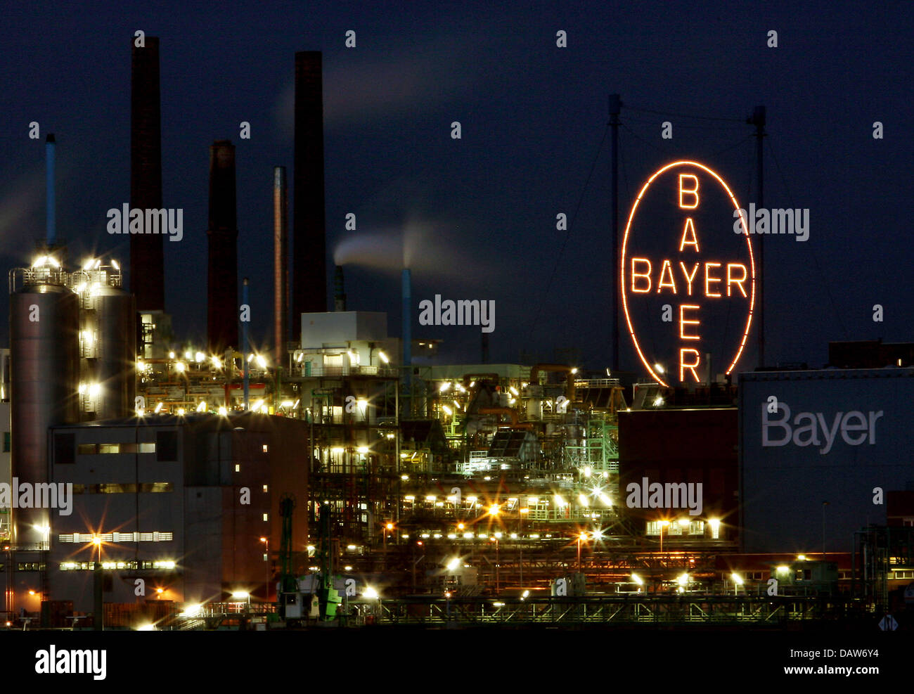 The picture shows the plant of Bayer in Leverkusen, Germany, Friday, 02 ...