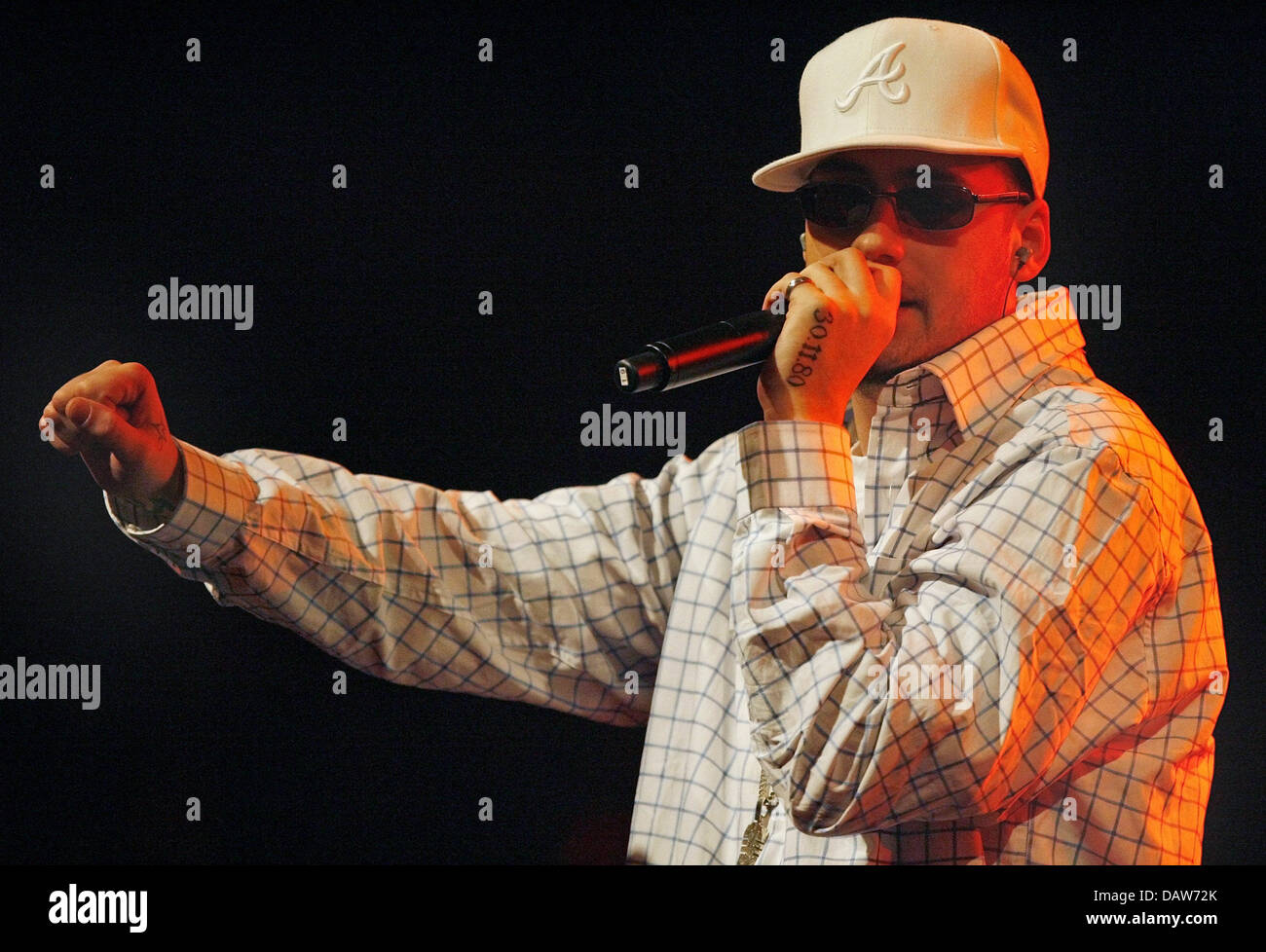 German rapper Sido performs at 'The Dome 41' in Mannheim, Germany ...
