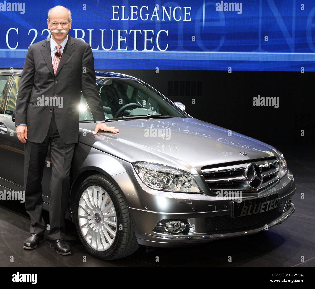 Mercedes ceo dieter zetsche presents hi-res stock photography and ...