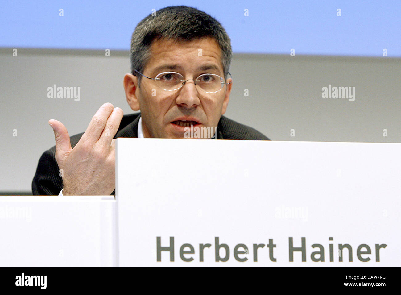 The CEO of sports articles manufacturer adidas, Herbert Hainer, is ...