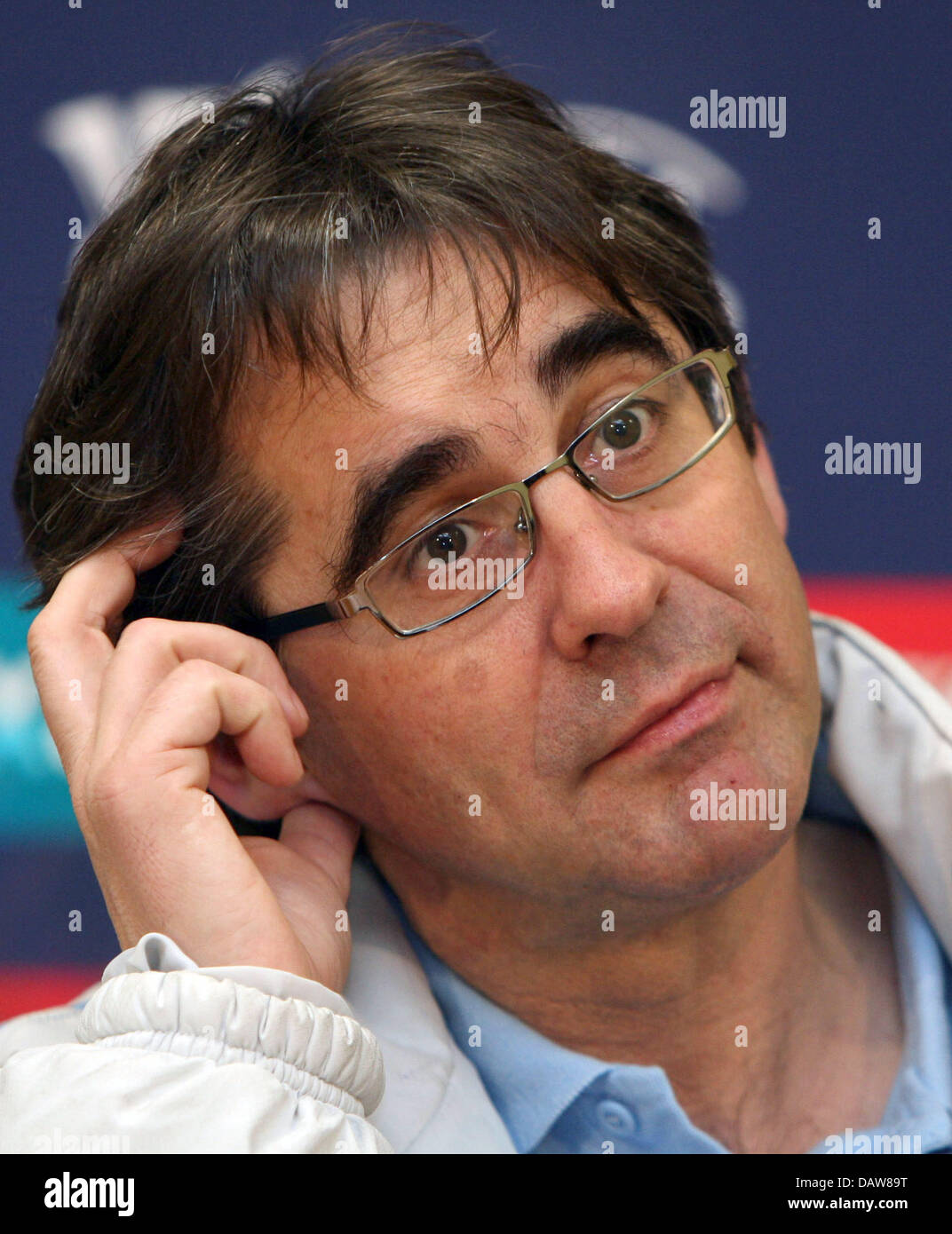 Celta head coach Fernando Vazquez pictured at a press conference to the ...