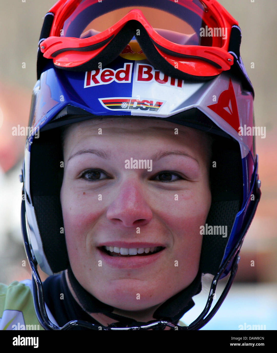 German Maria Riesch is pictured at the women's slalom World Cup ...