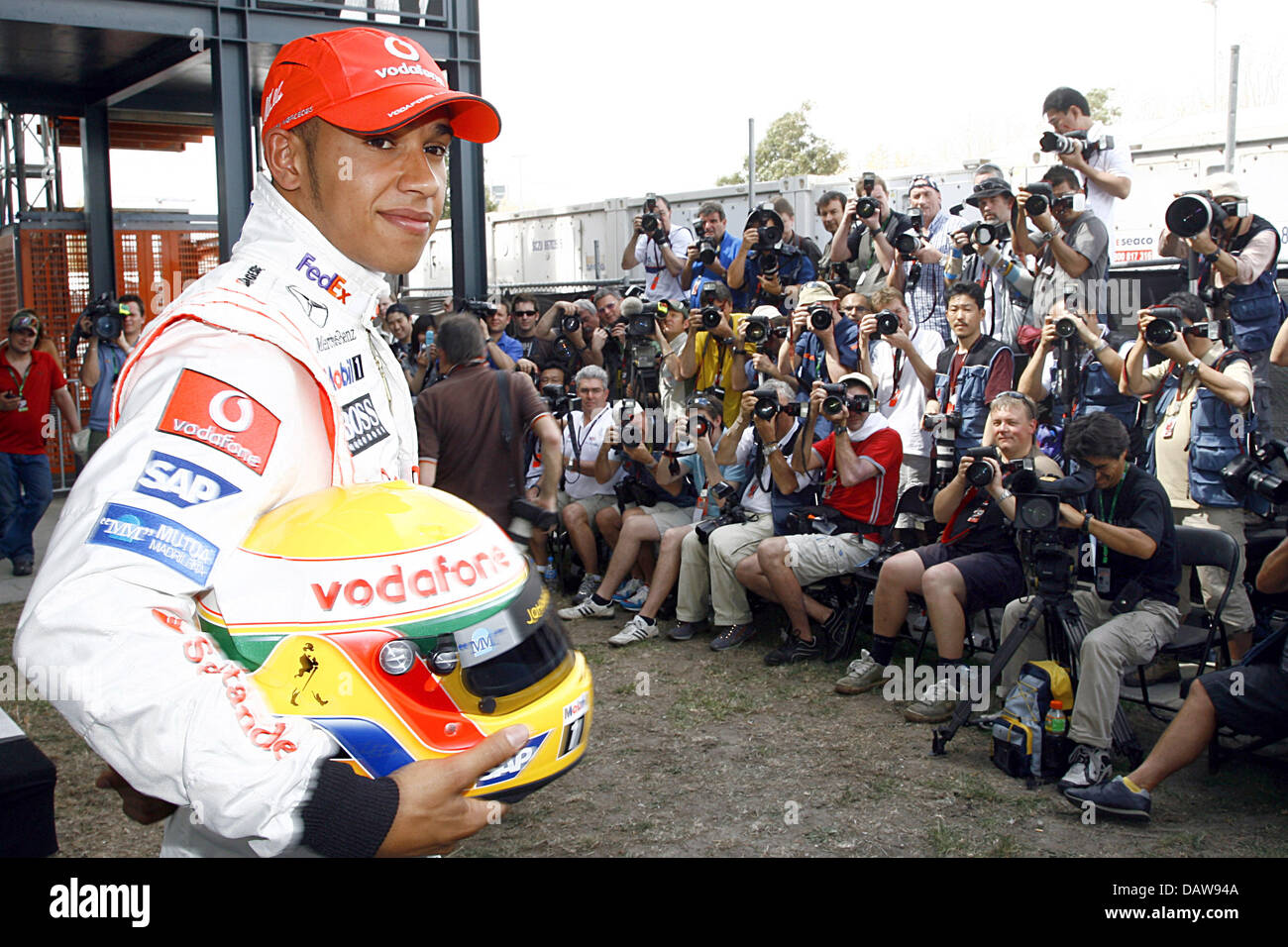 Lewis hamilton australia 2007 hi-res stock photography and images - Alamy