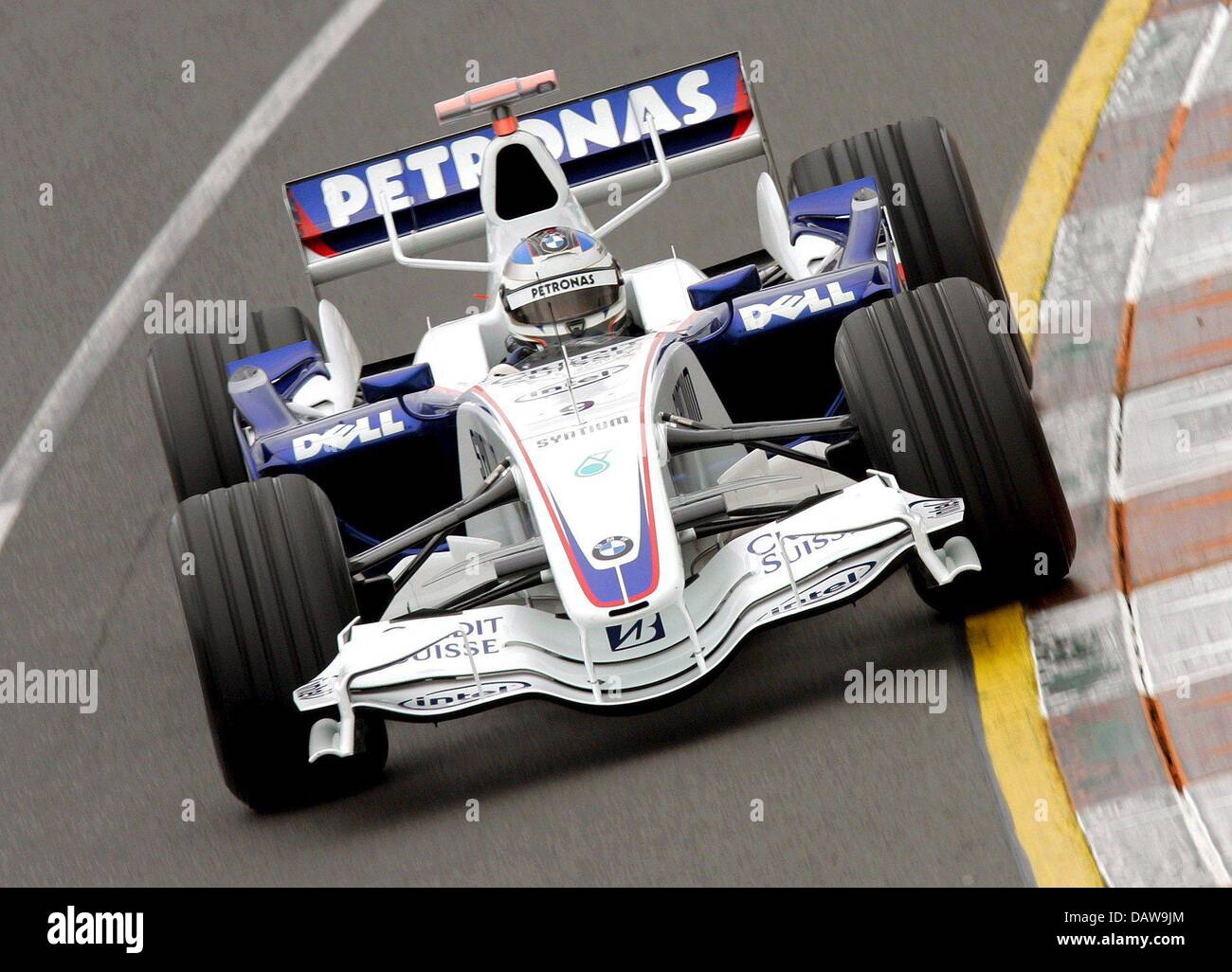 German Formula One pilot Nick Heidfeld of BMW Sauber F1 pictured during ...