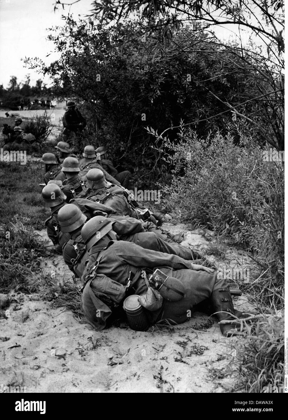 Wehrmacht soldiers training hi-res stock photography and images - Alamy