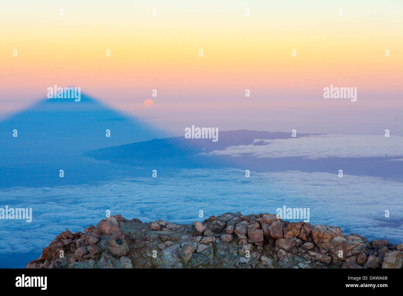 The Shadow Of Mount Teide High Resolution Stock Photography and Images ...