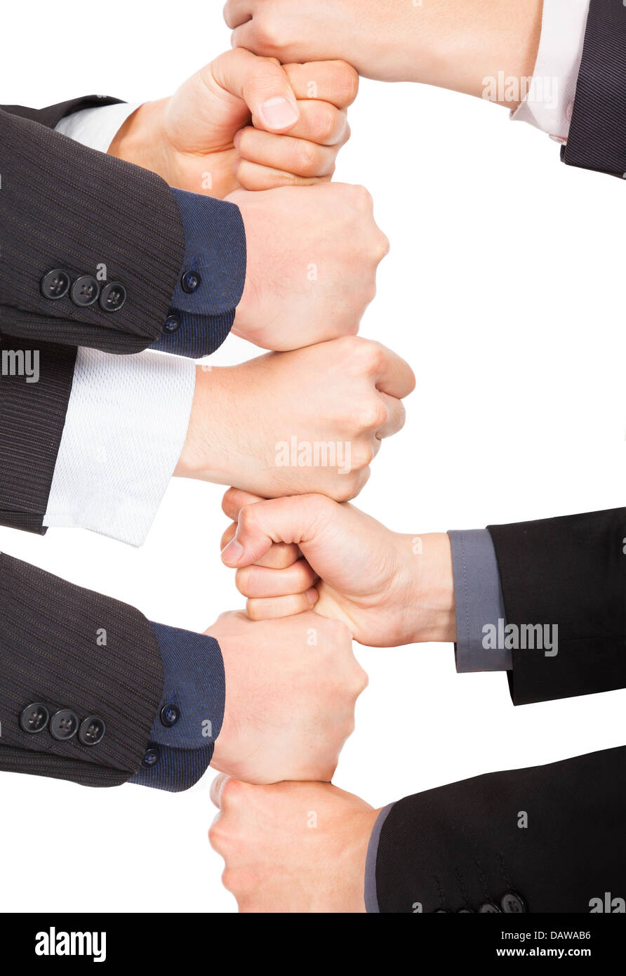 hands of businessman with teamwork concept Stock Photo - Alamy