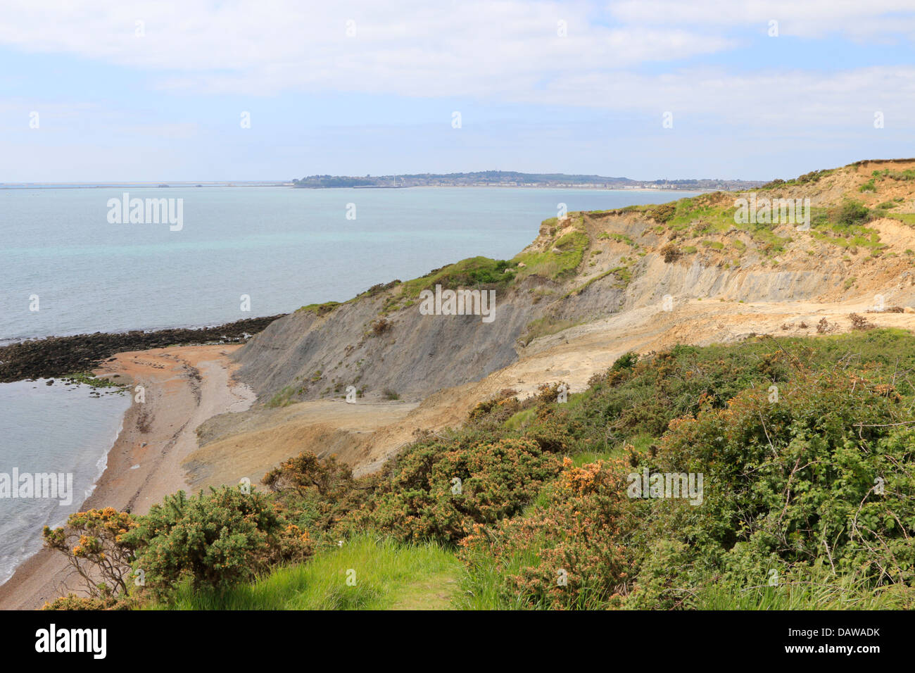 redcliff point cliff erosion near weymouth dorset england uk Stock ...