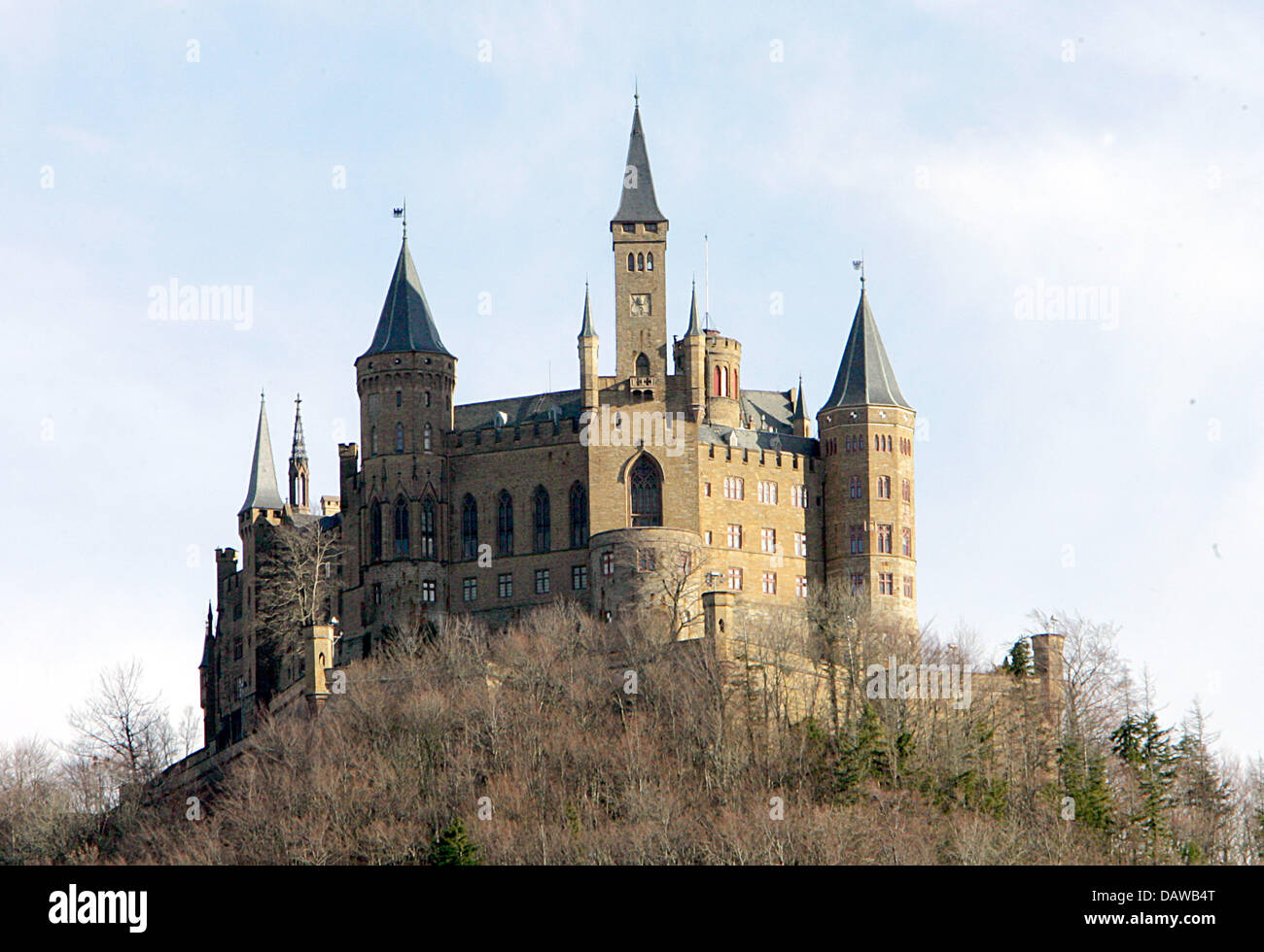 The picture shows the Castle Hohenzollern near Hechingen, Germany, 05 ...