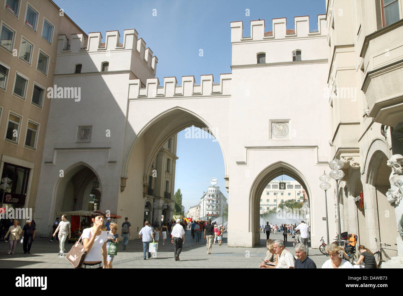 The Karls gate is pictured in Munich, Germany, 06 September 2006. Photo ...