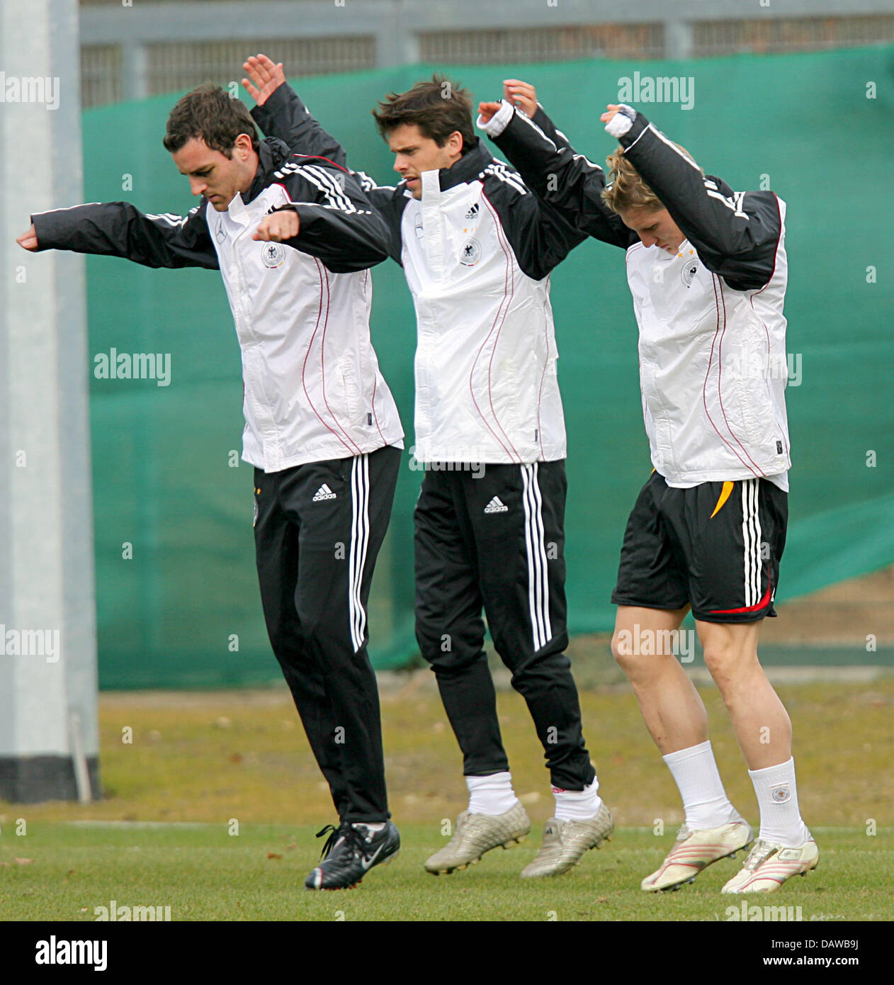 The players of the German national soccer team Christoph Metzelder ...