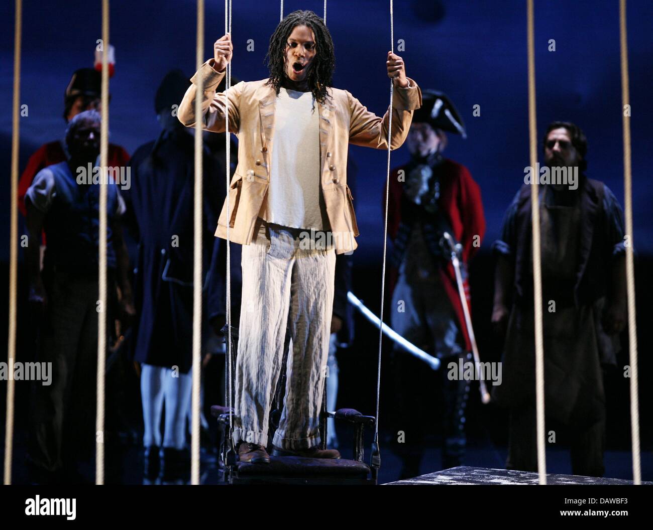 Grammy winner Nmon Ford plays Billy Budd during the rehearsal of the ...