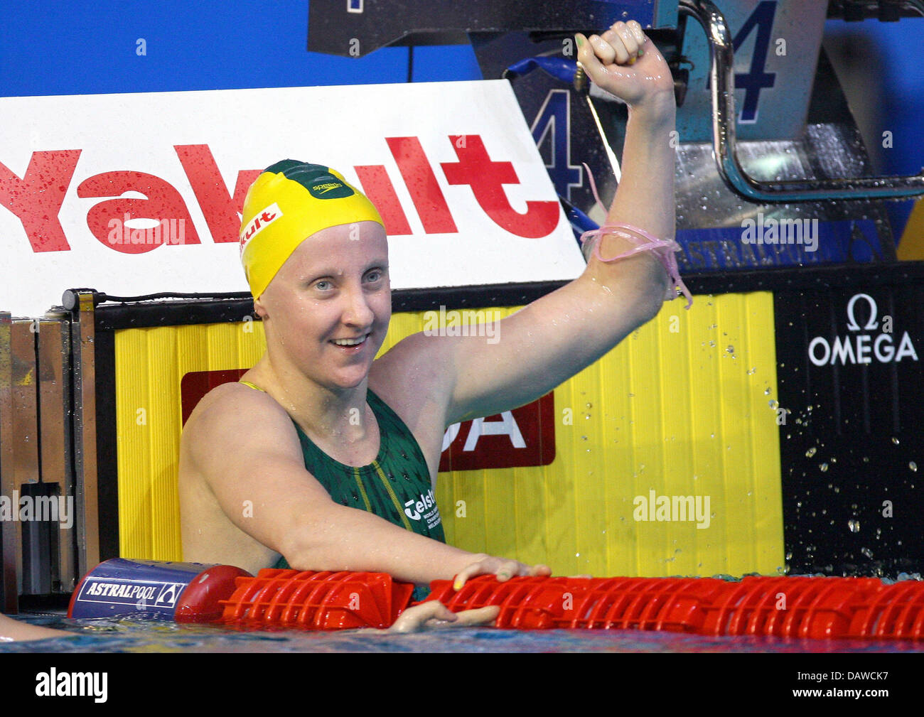 Australian Jessicah Schipper is pictured after the women's 200 metres ...