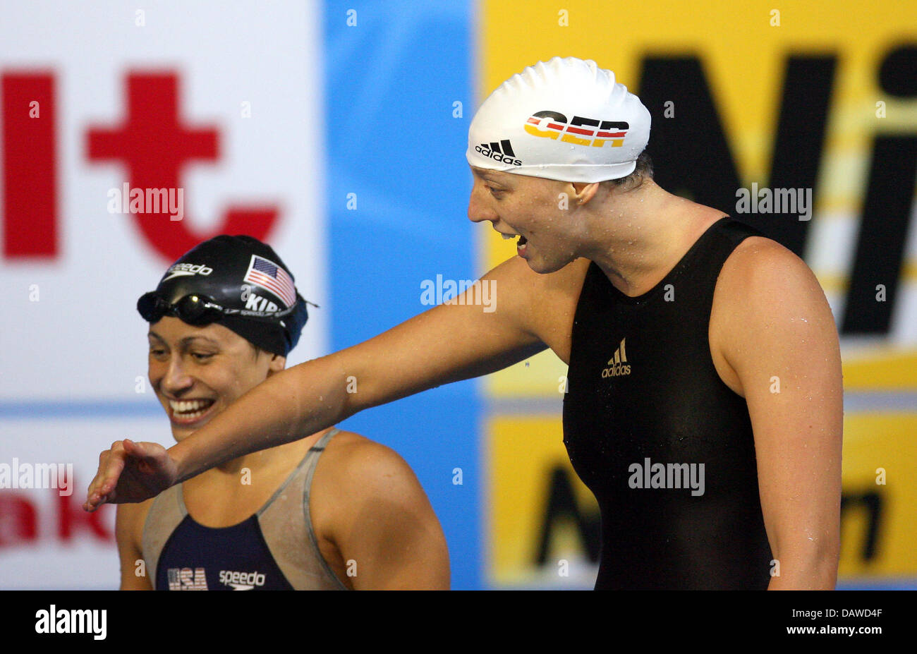 Sports Spo Swimming Female Smiling Australia High Resolution Stock ...