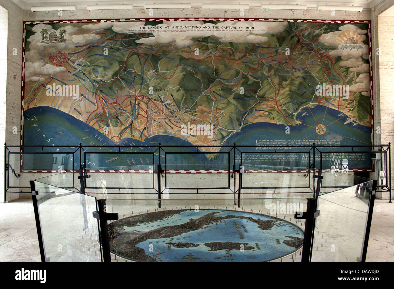 Map italy 1944 hi-res stock photography and images - Alamy
