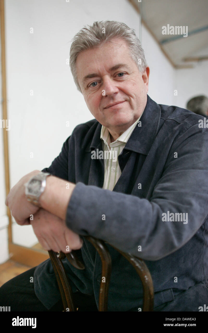 Irish composer Bill Whelan smiles for the camera during the rehearsals ...