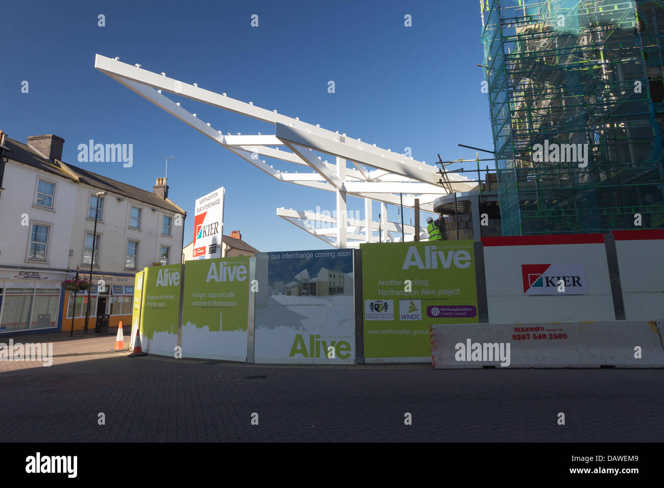 Northampton, UK. 19th July, 2013. Northampton. Bus Interchange Building ...