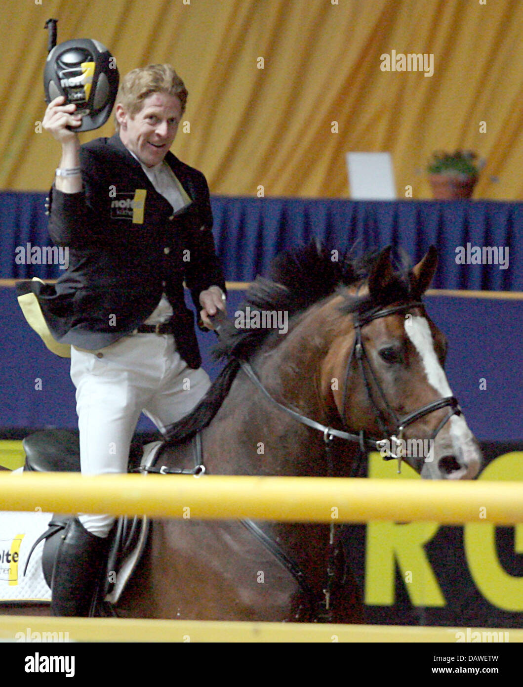 Marcus Ehning is pictured on For Germany RD during the jumping ...
