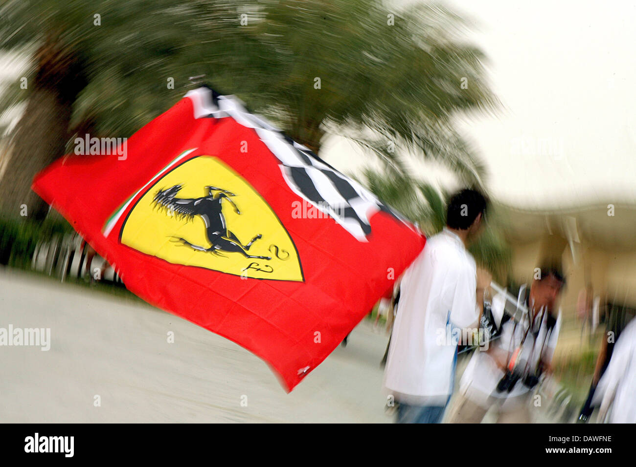Ferrari fan flag hi-res stock photography and images - Alamy