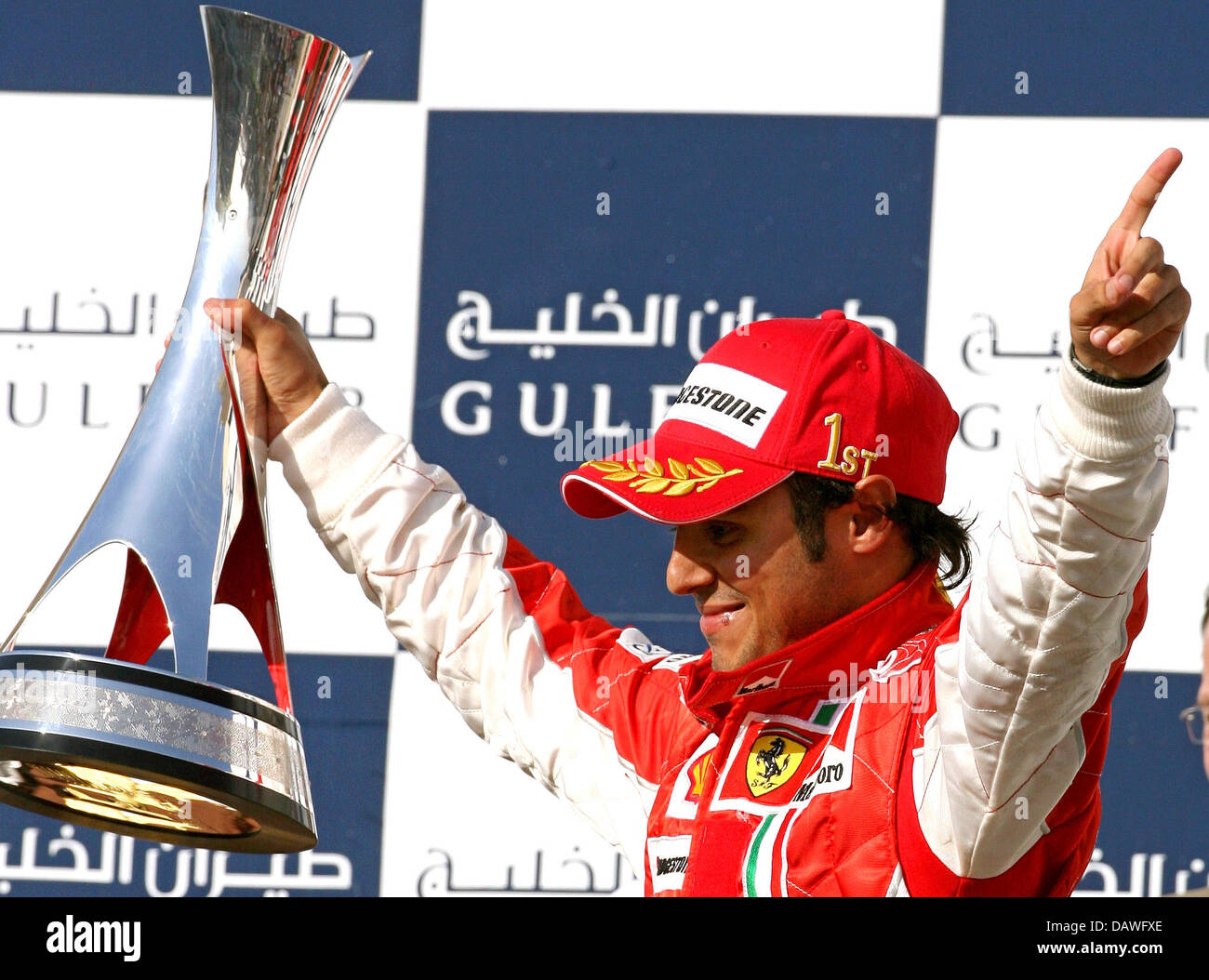 Brazilian Formula One driver Felipe Massa of the Scuderia Ferrari Team ...