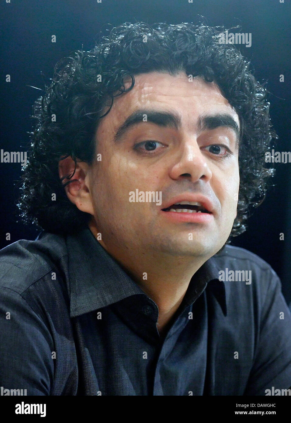 Mexican tenor Rolando Villazon pictured at a press conference at the ...