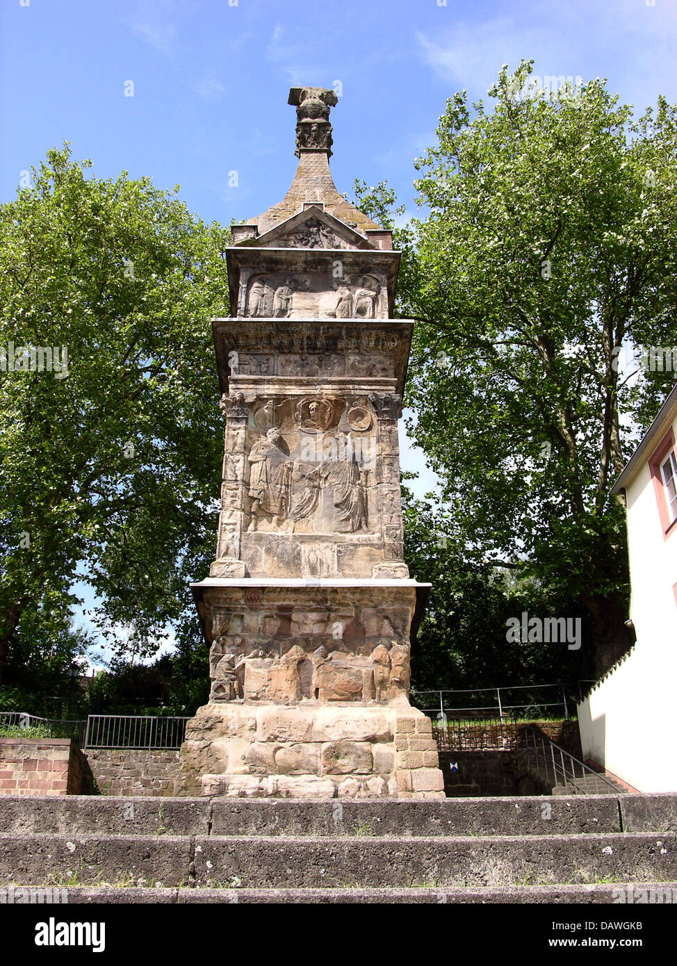 (dpa file) The Igel Pillar pictured in Igel, Germany, in 2006. The Igel ...