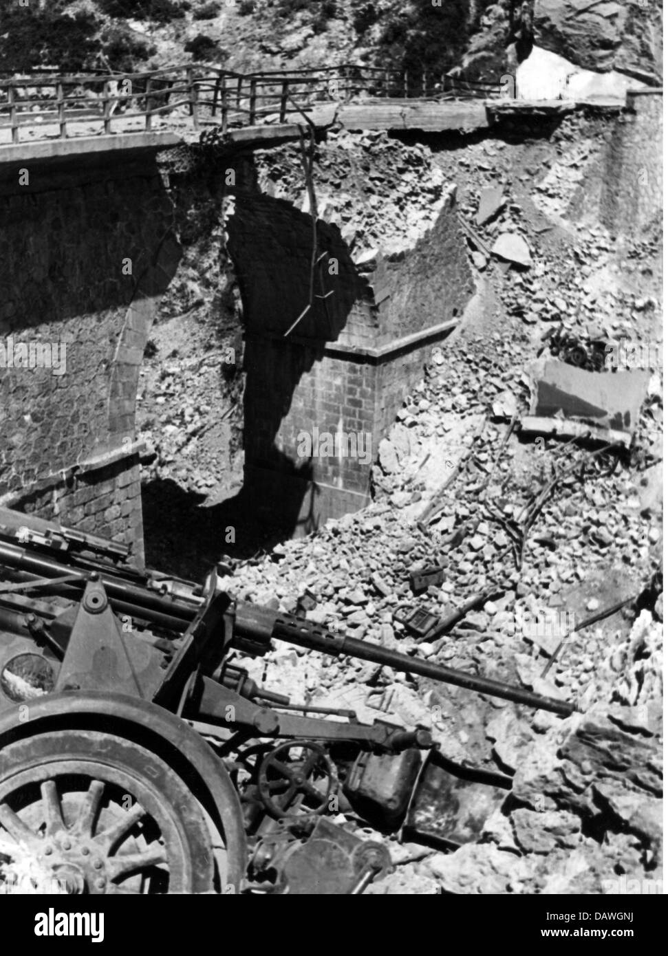 events, Second World War / WWII, Greece, Balkans Campaign 1941, light ...