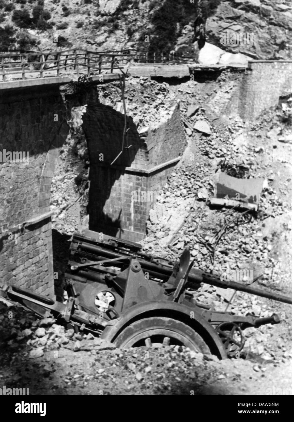 events, Second World War / WWII, Greece, Balkans Campaign 1941, light ...