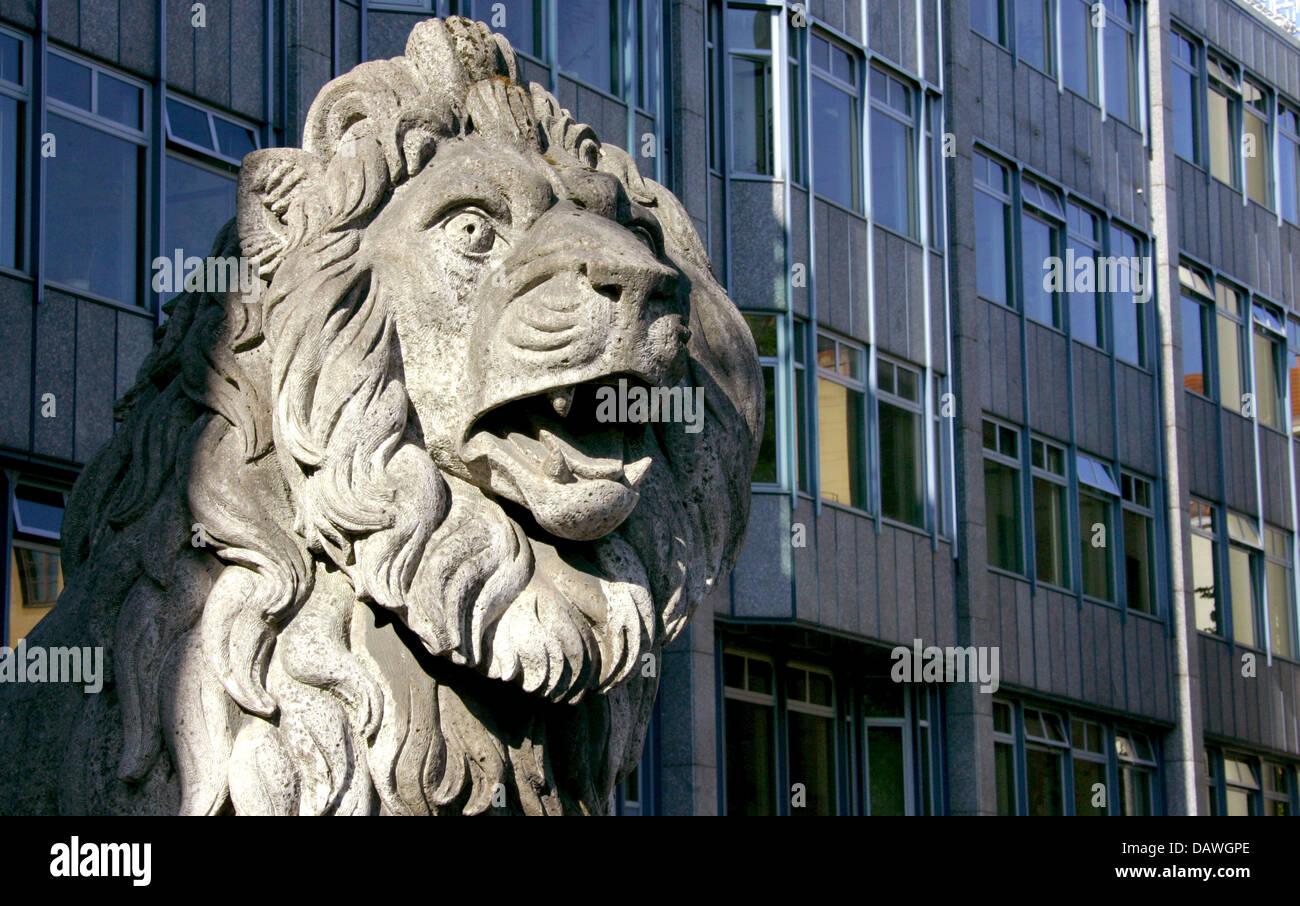 The headquarters of BayernLB pictured before the bank's balance press ...