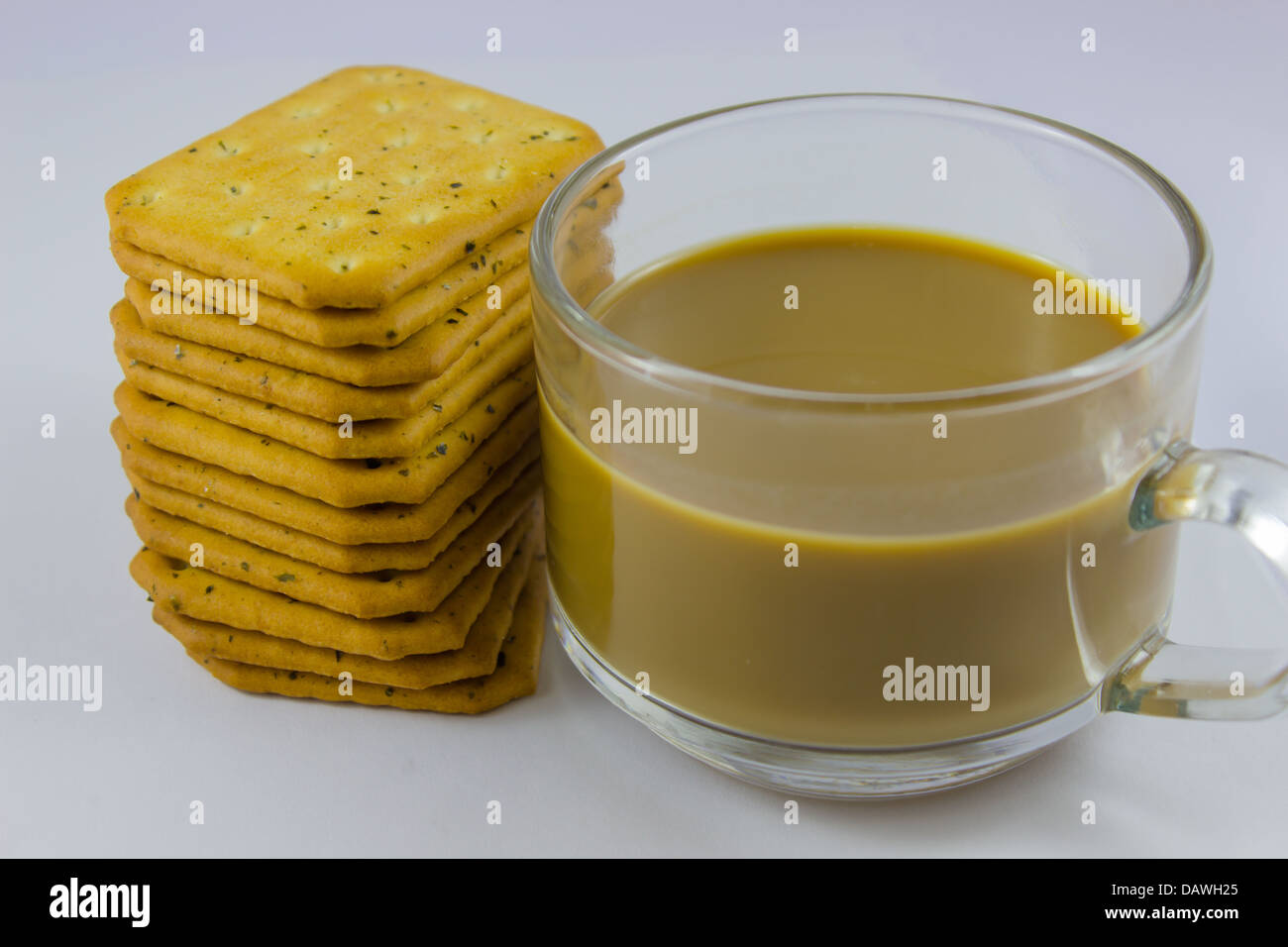 Coffee with Biscuits Stock Photo - Alamy