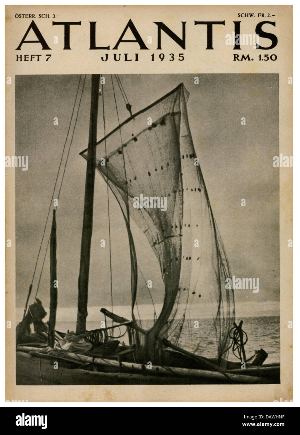 press / media, journals / magazines, "Atlantis", 7th volume, number 7 ...