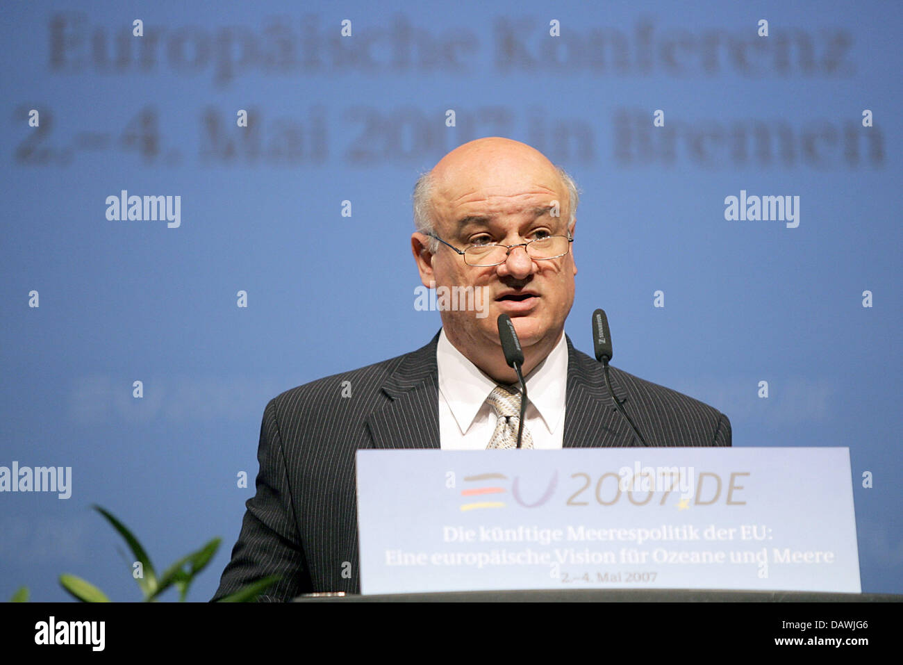 EU Commissioner for Fisheries and Maritime Affairs Joe Borg speaks to ...