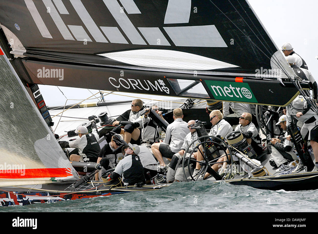 Swedish yacht Victory Challenge takes it easy during the Flight 3 race ...