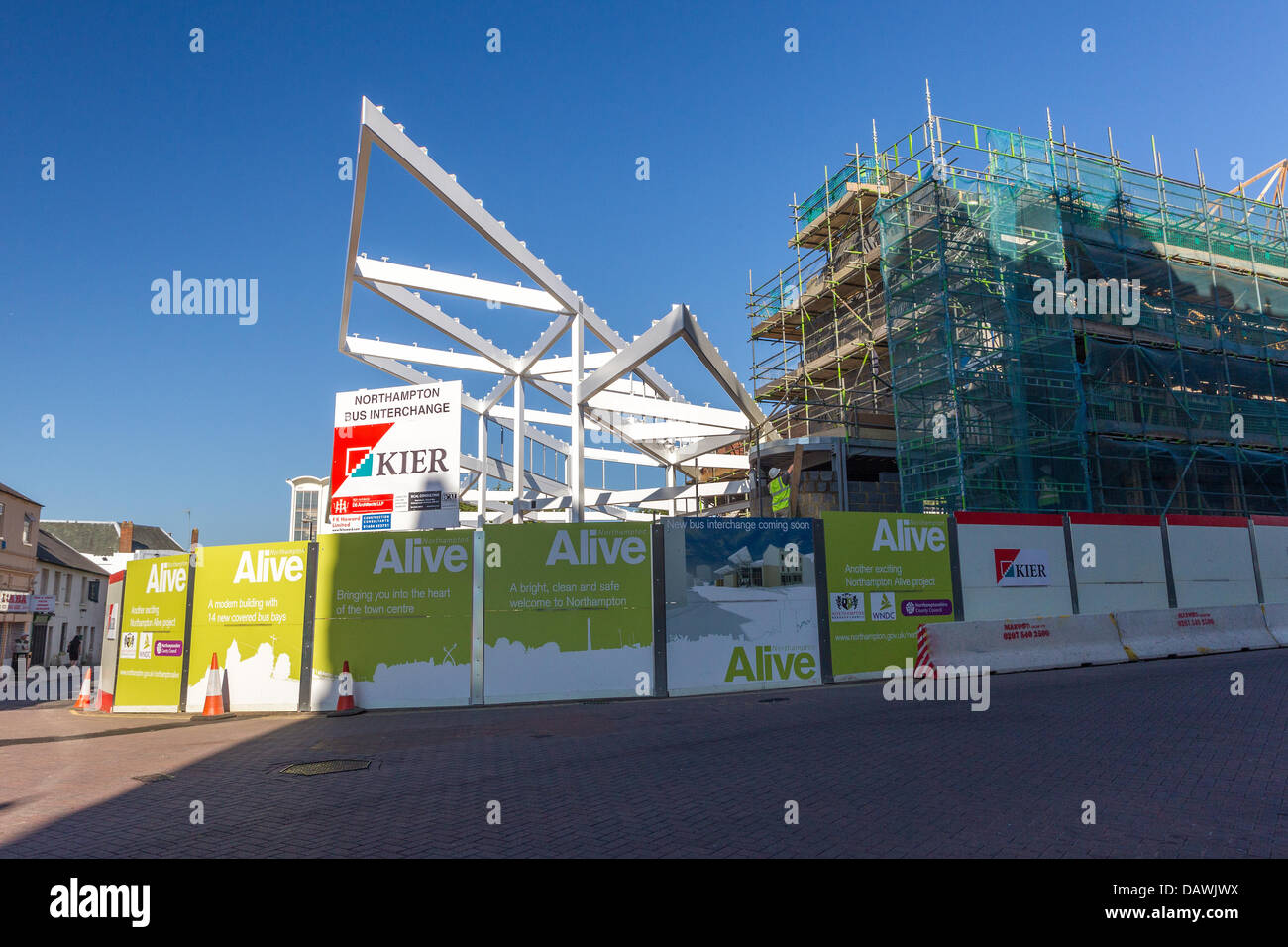 Northampton, UK. 19th July, 2013. Northampton. Bus Interchange Building ...
