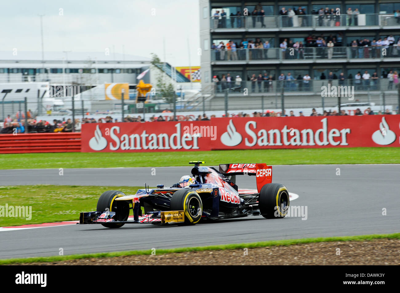 Jean-Eric Vergne, Toro Rosso, at Luffield during the 2012 British Grand ...