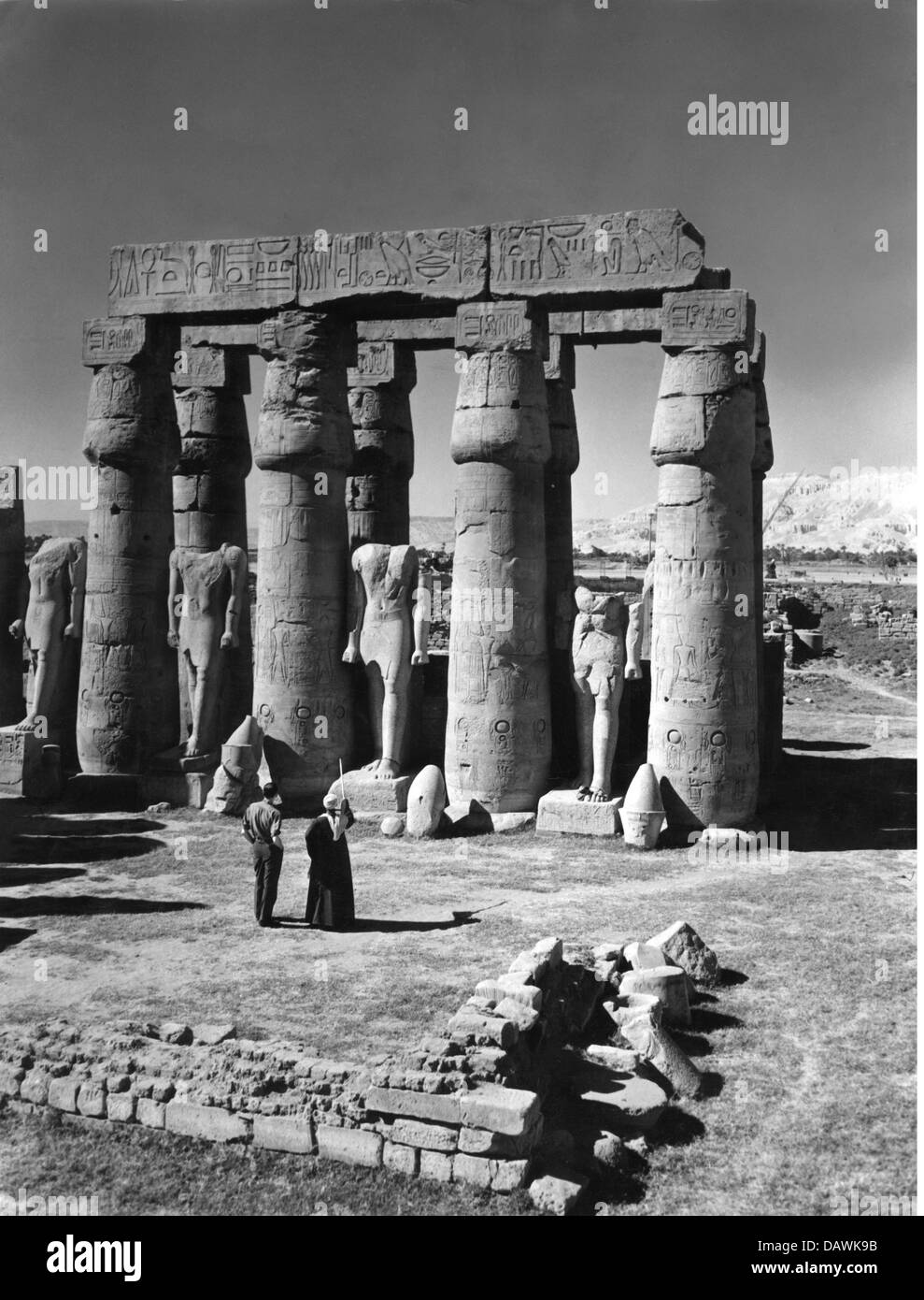 geography / travel , Egypt, Luxor, buildings, Temple of Ramesses II ...