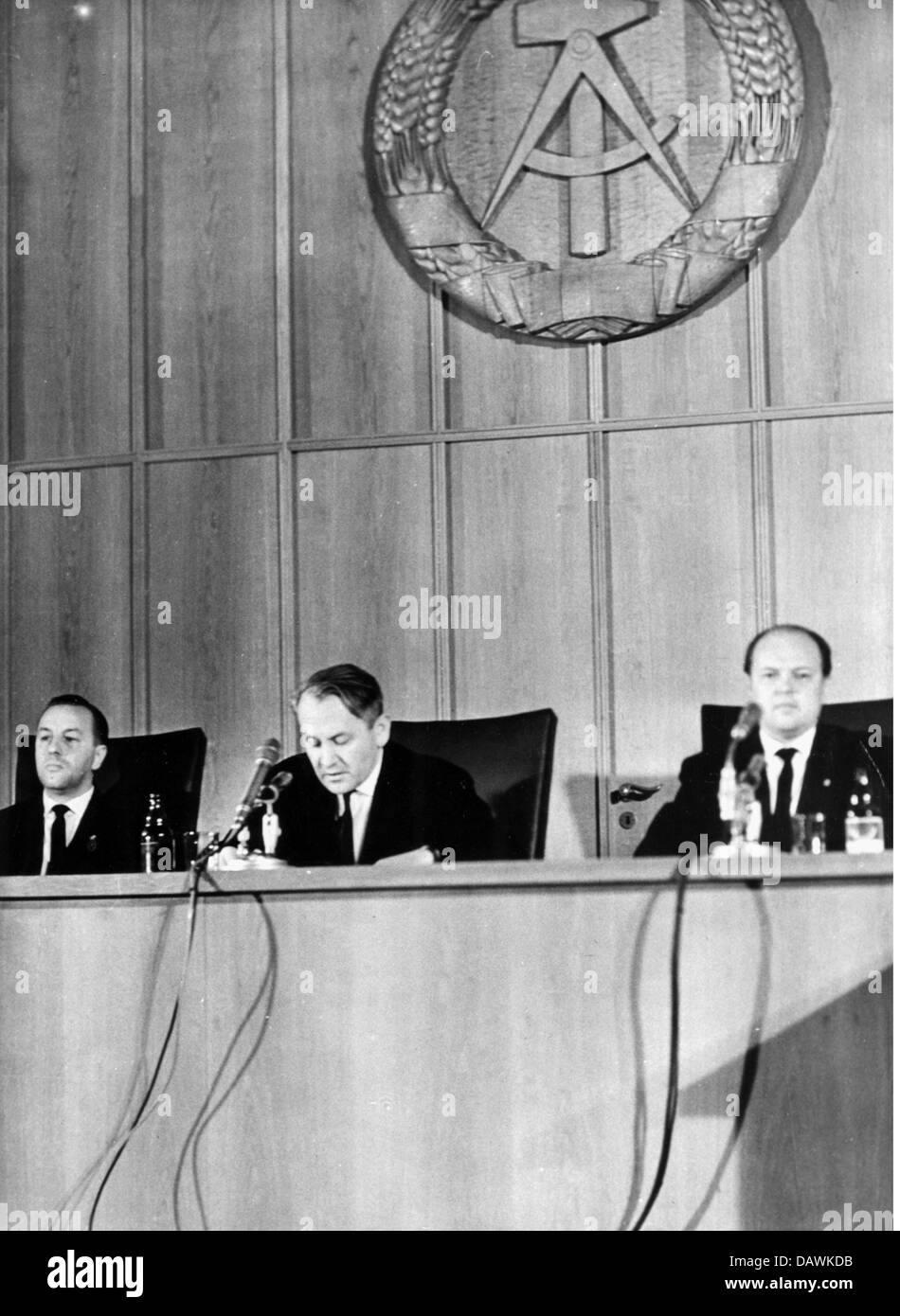 justice, trials, East Germany, show trial against Hans Globke, Supreme ...