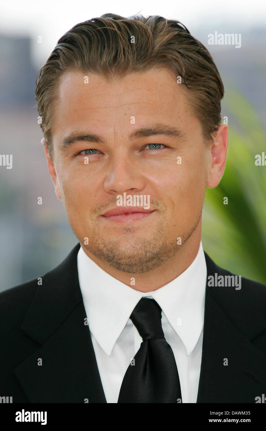 US actor and environmentalist Leonardo DiCaprio smiles at a photocall ...