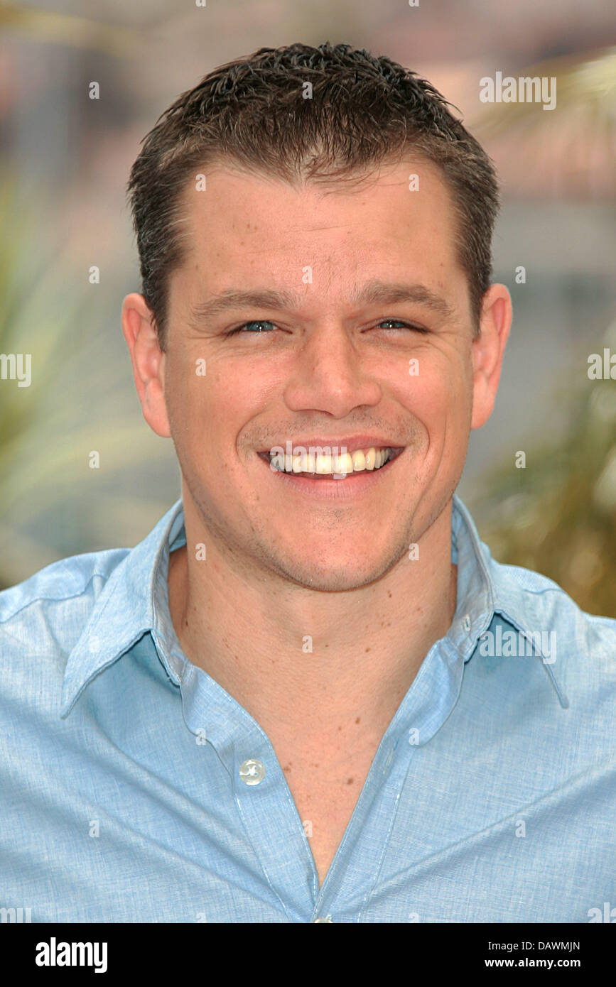 US actor Matt Damon poses during a photocall for US director Steven ...