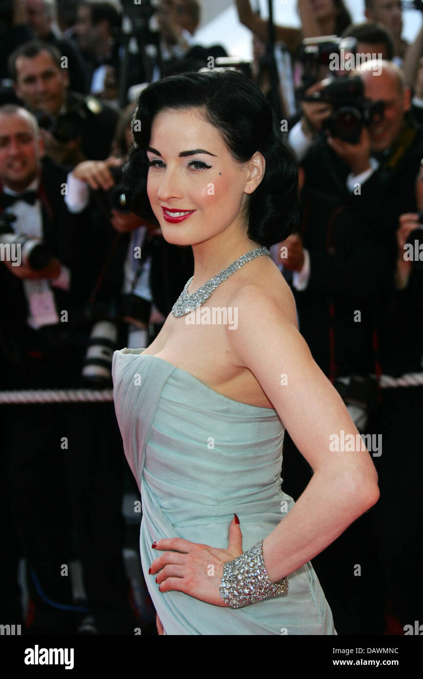 American burlesque artist, model and actress Dita von Teese arrives at ...