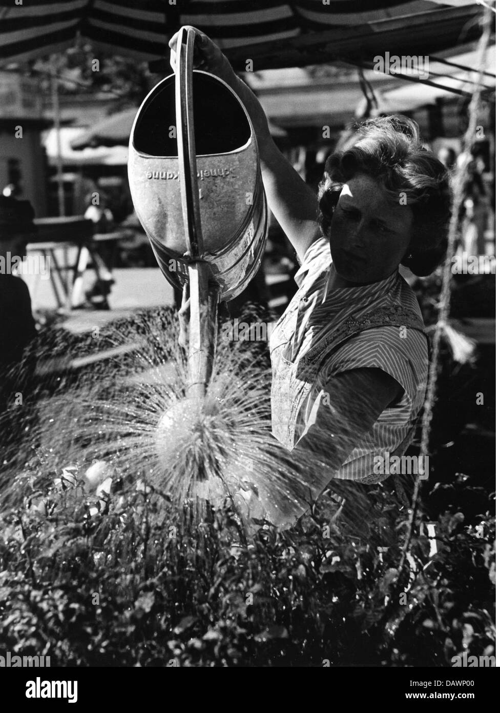 Women gardener Black and White Stock Photos & Images - Alamy