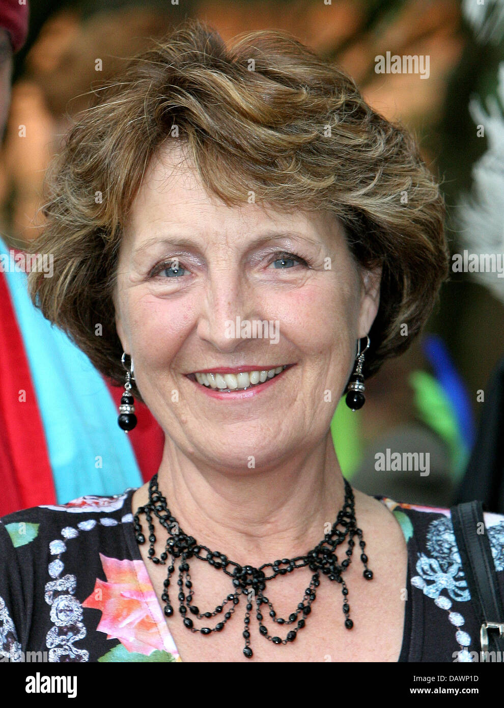 Princess Margriet of the Netherlands pictured smiling at the opening of ...